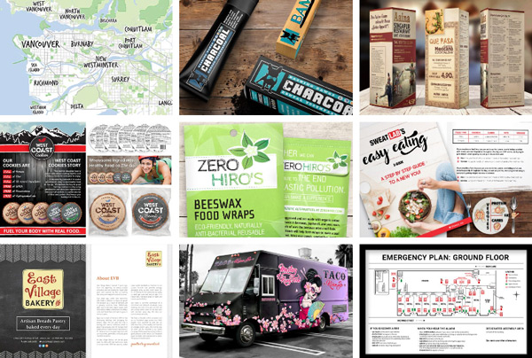 Grafik-Design Portfolio Übersicht - Petra Richli